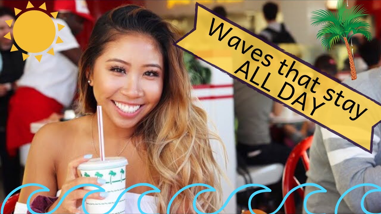 Straight Hair to Long-Lasting Messy Waves (Super Easy!!) | Alanna Tran ...