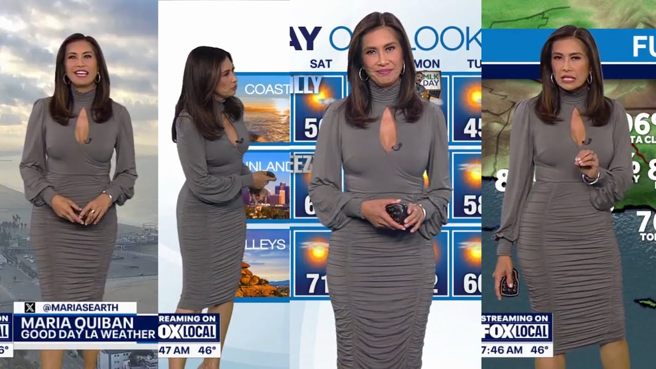 Maria Quiban with the weather for Good Day LA/FOX11 LA (January 17 ...