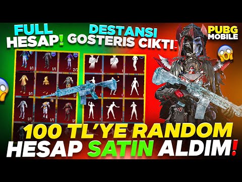 100 TL YE RANDOM HESAP SATIN ALDIM - DESTANSI GÖSTERİŞ ÇIKTI 😱 | PUBG MOBİLE