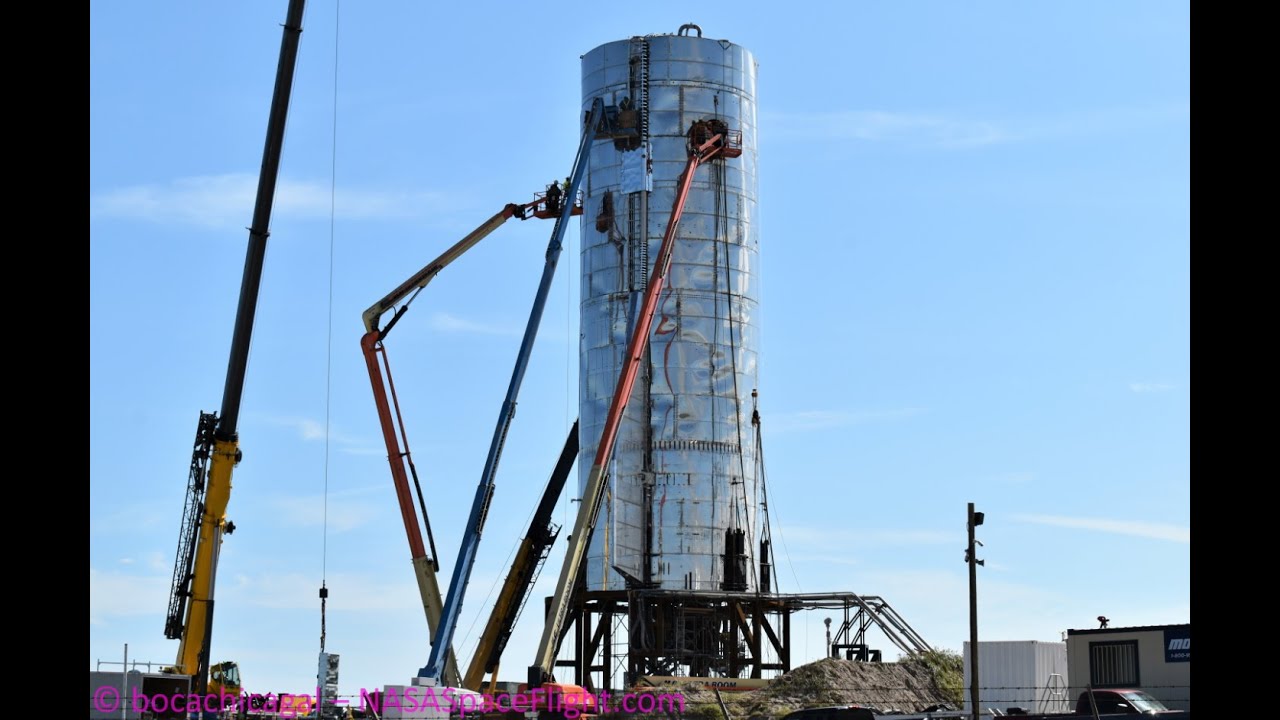 SpaceX Starship Mk1 Weekend Work - November 10, 2019 - YouTube