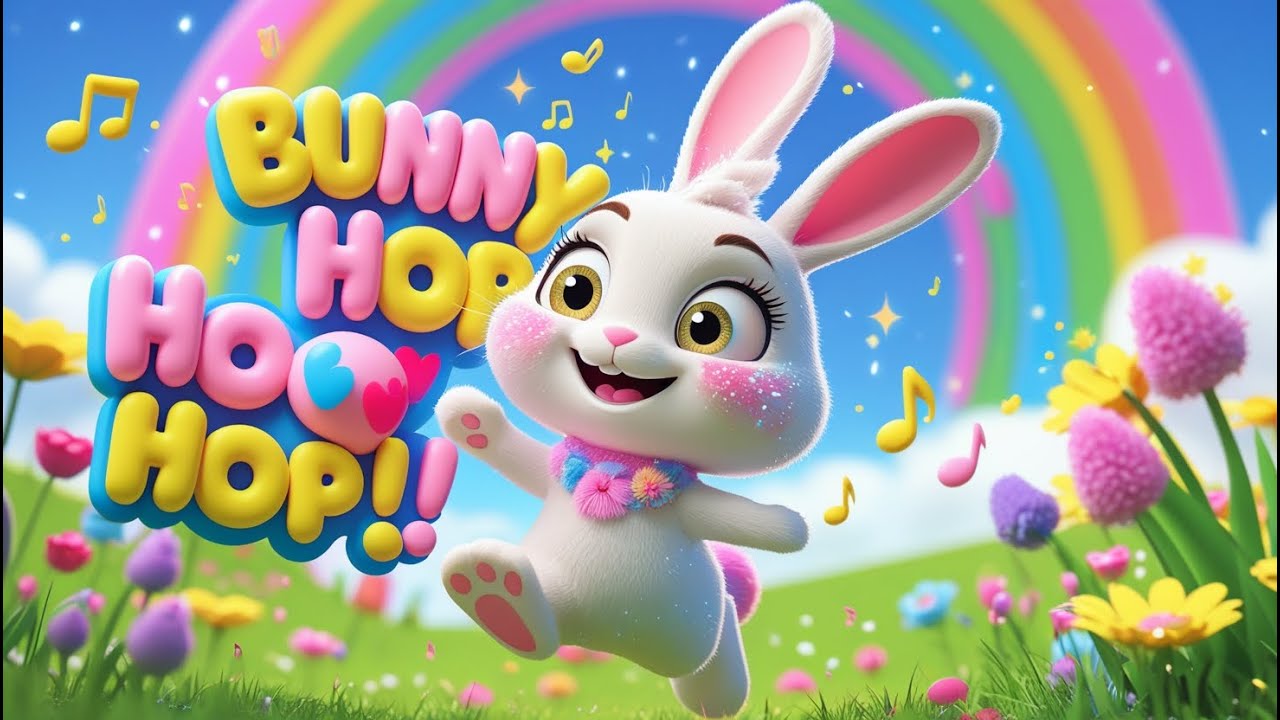 BUNNY HOP HOP HOP! 🐰 | The Cutest & Catchiest Kids Songs & Nursery ...