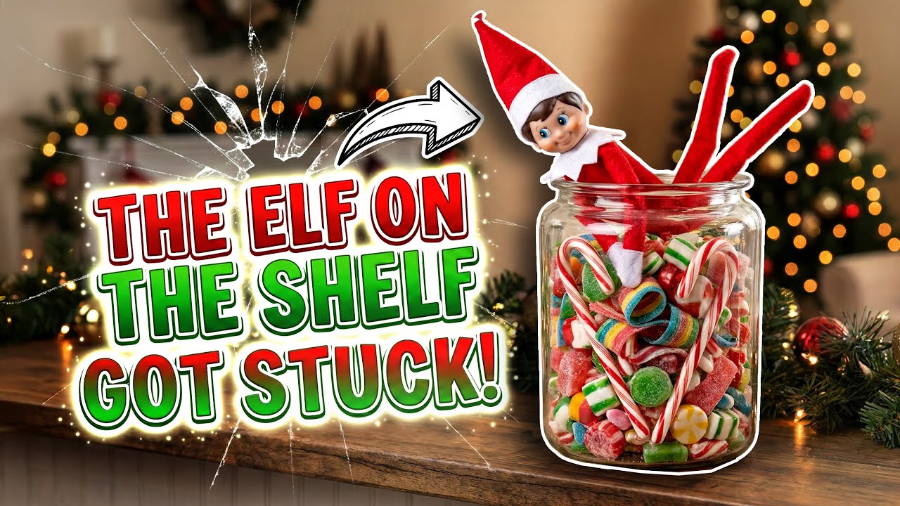 The Elf on the Shelf Got STUCK Song! 🎵 Christmas Song For Kids - YouTube
