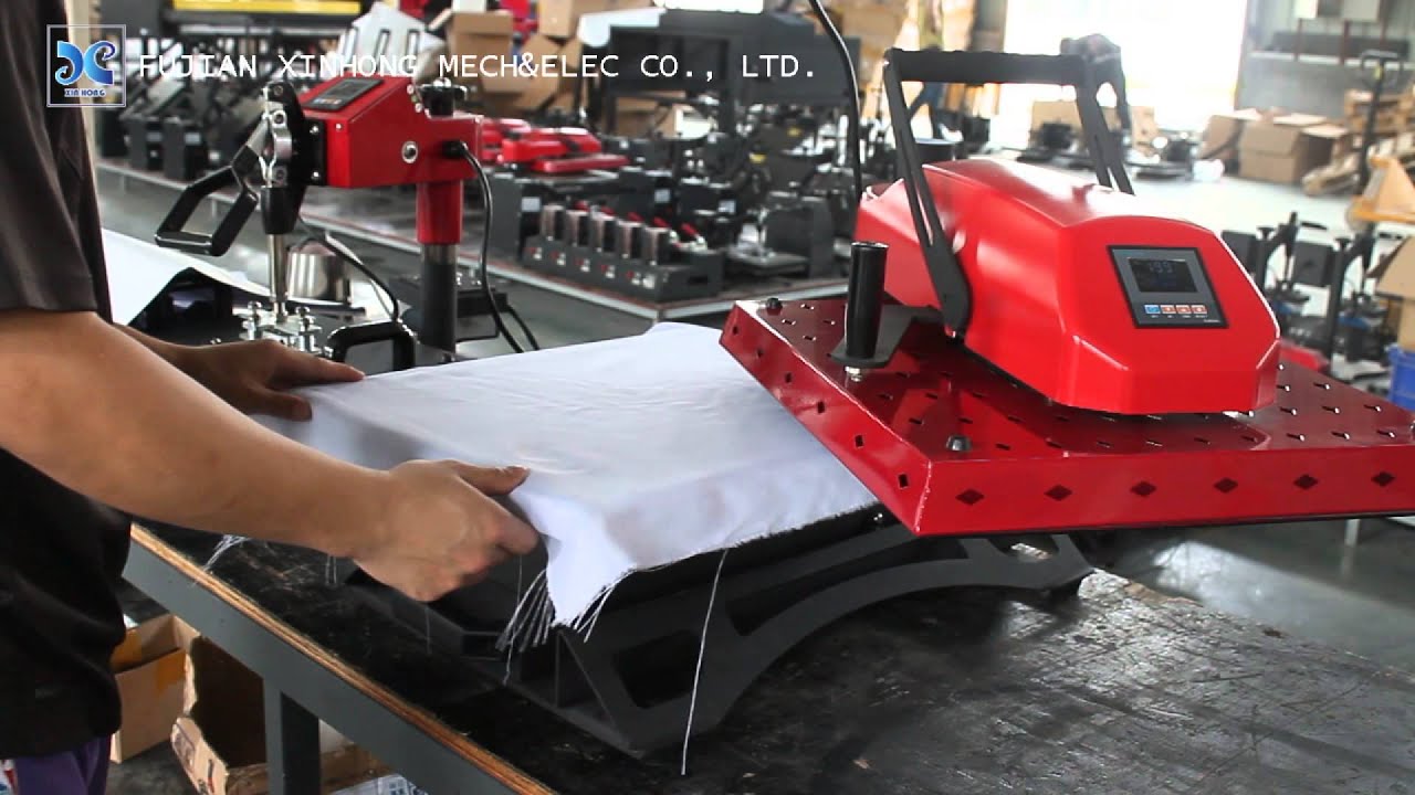 Swing-away Heat Press Machine HP3805 - YouTube
