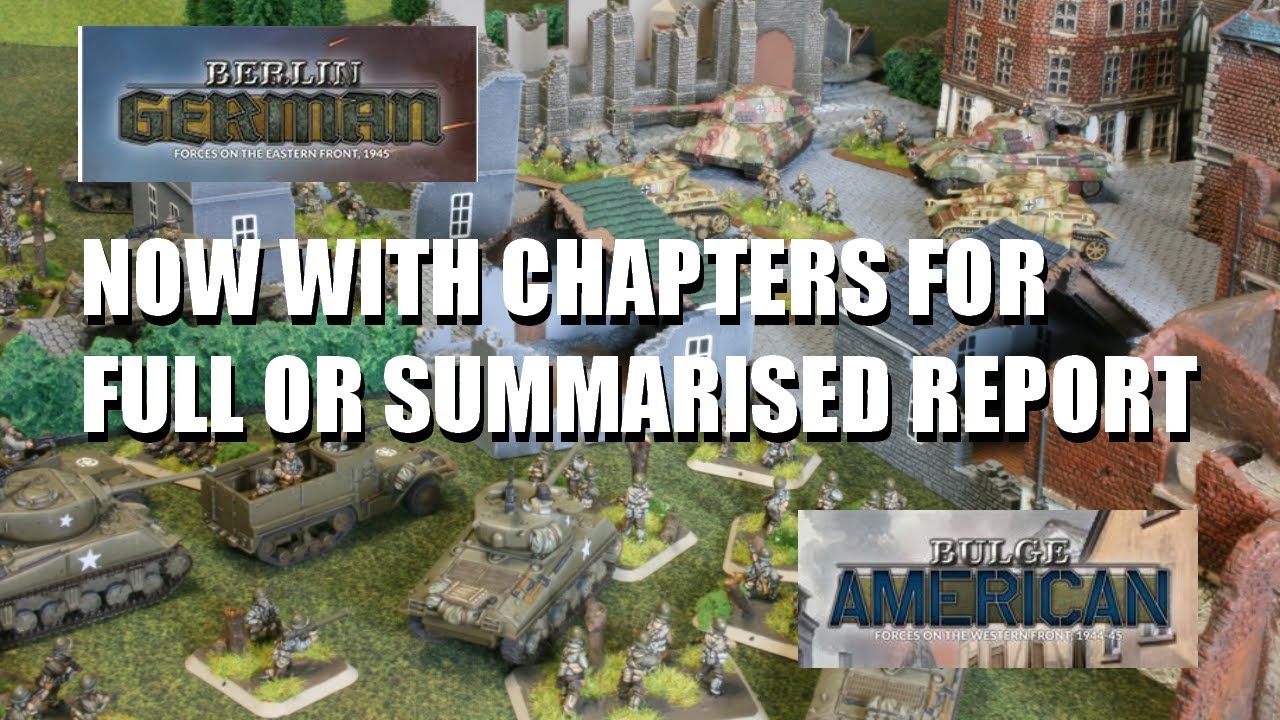 Flames of War Battle Report - BERLIN GERMAN Tank Training Company vs ...
