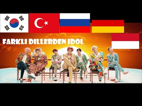 BTS (방탄소년단)IDOL FARKLI DİLLERDEN