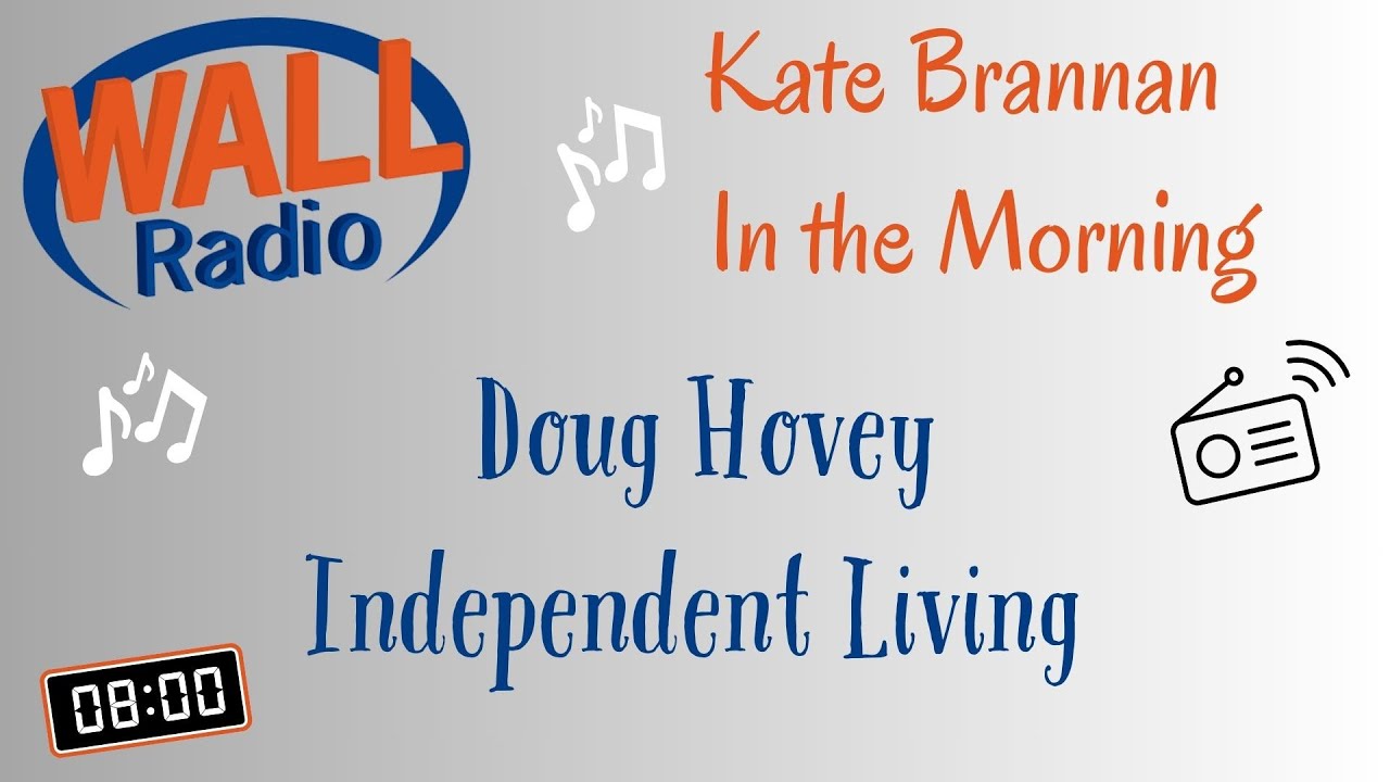 Doug Hovey from Independent Living visits with Kate Brannan! - YouTube