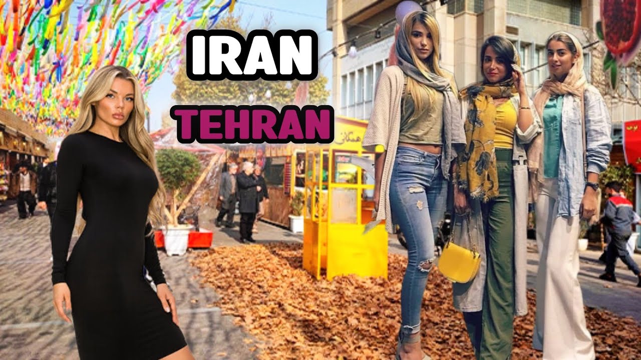 Real walking tour Iran-Tehran 🇮🇷 Exciting night life inside Iran - YouTube