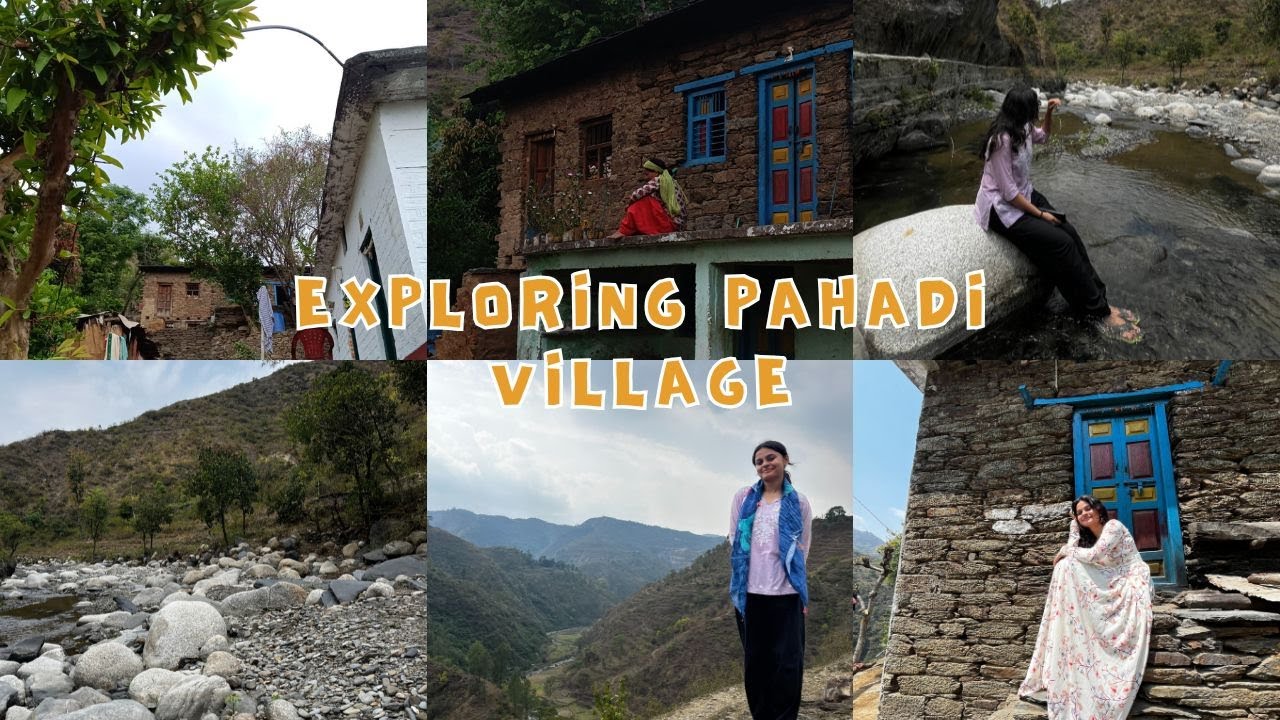 First Time in a Pahadi Village | Village Life Experience in Uttarakhand ...