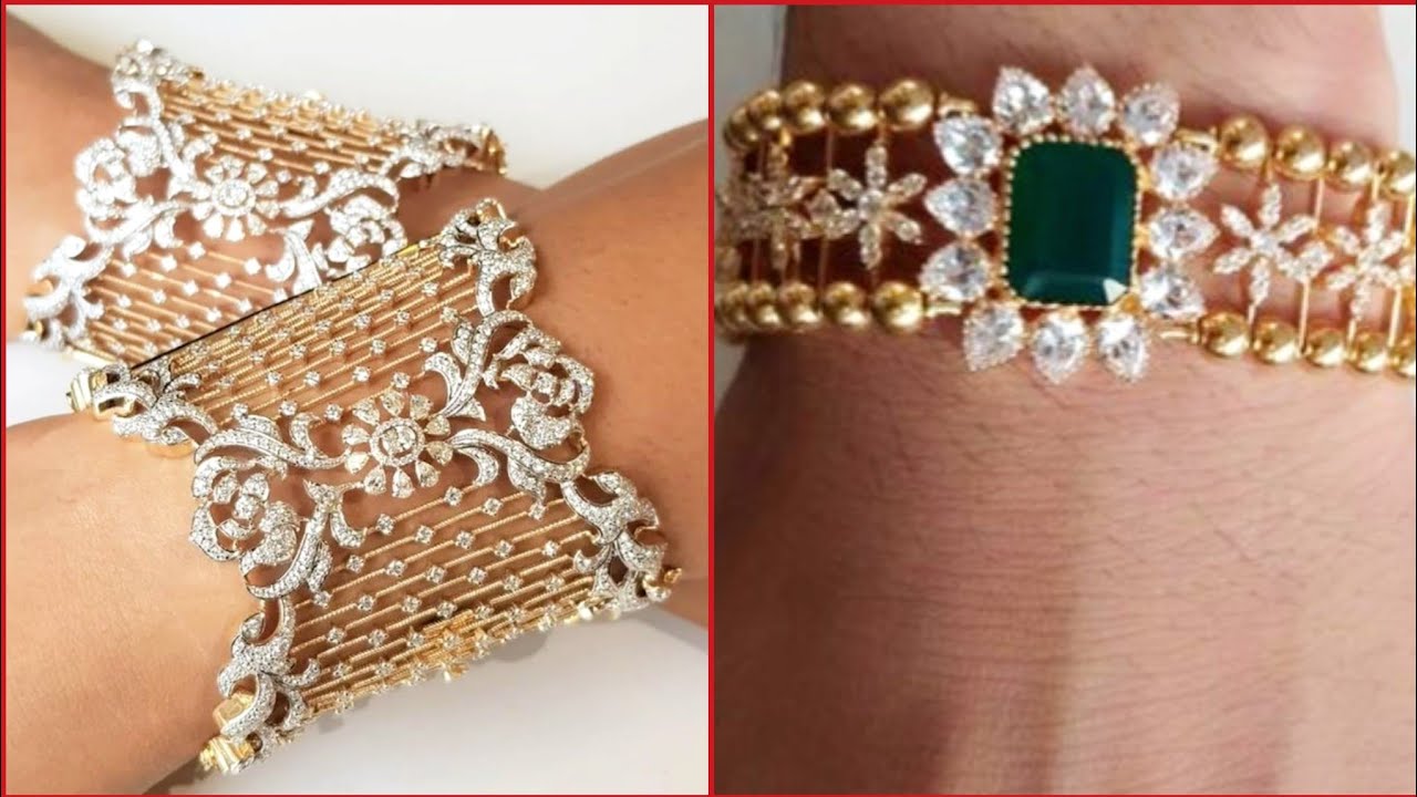 Latest and stylish design of gold bracelets - YouTube