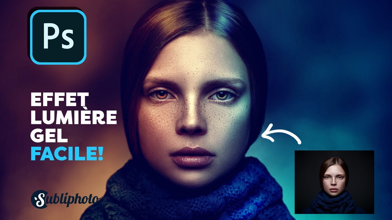 Comment créer un effet de lumiere gel sur Photoshop ? [Technique Facile ...