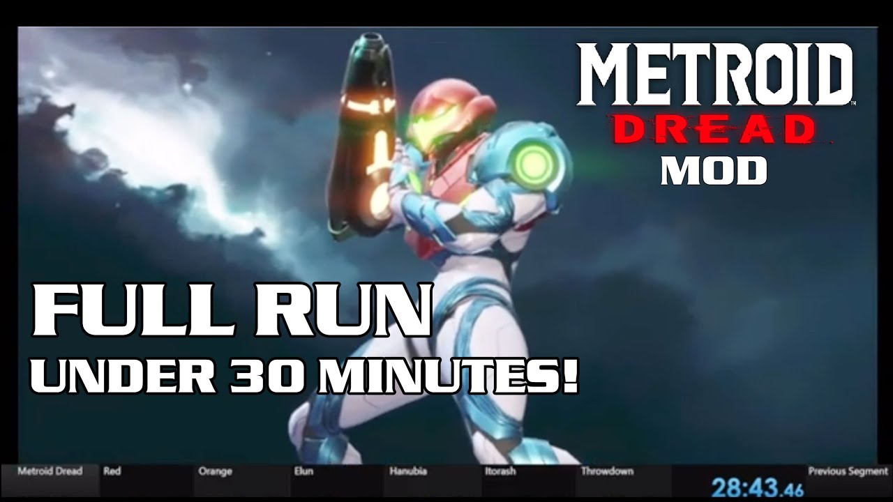 Metroid Dread [Mod] - Straight to the end in under 30 mins - YouTube
