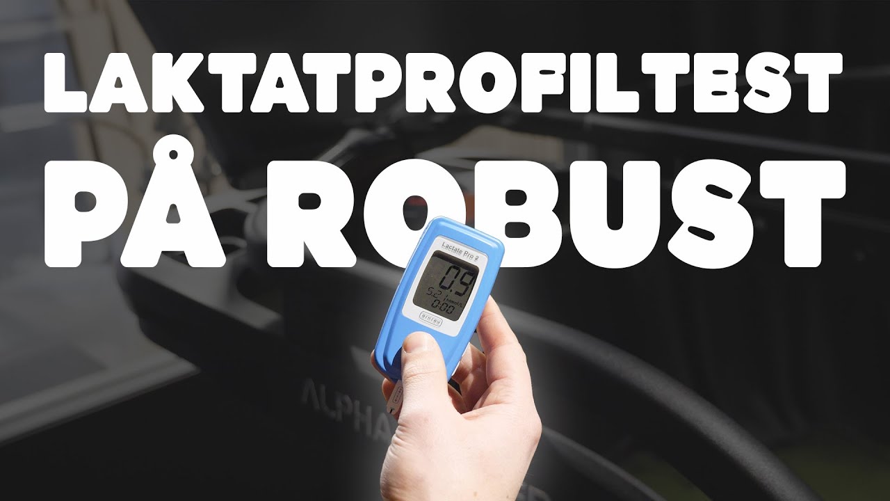 Laktatprofiltest på Robust Trening & Fysioterapi - YouTube