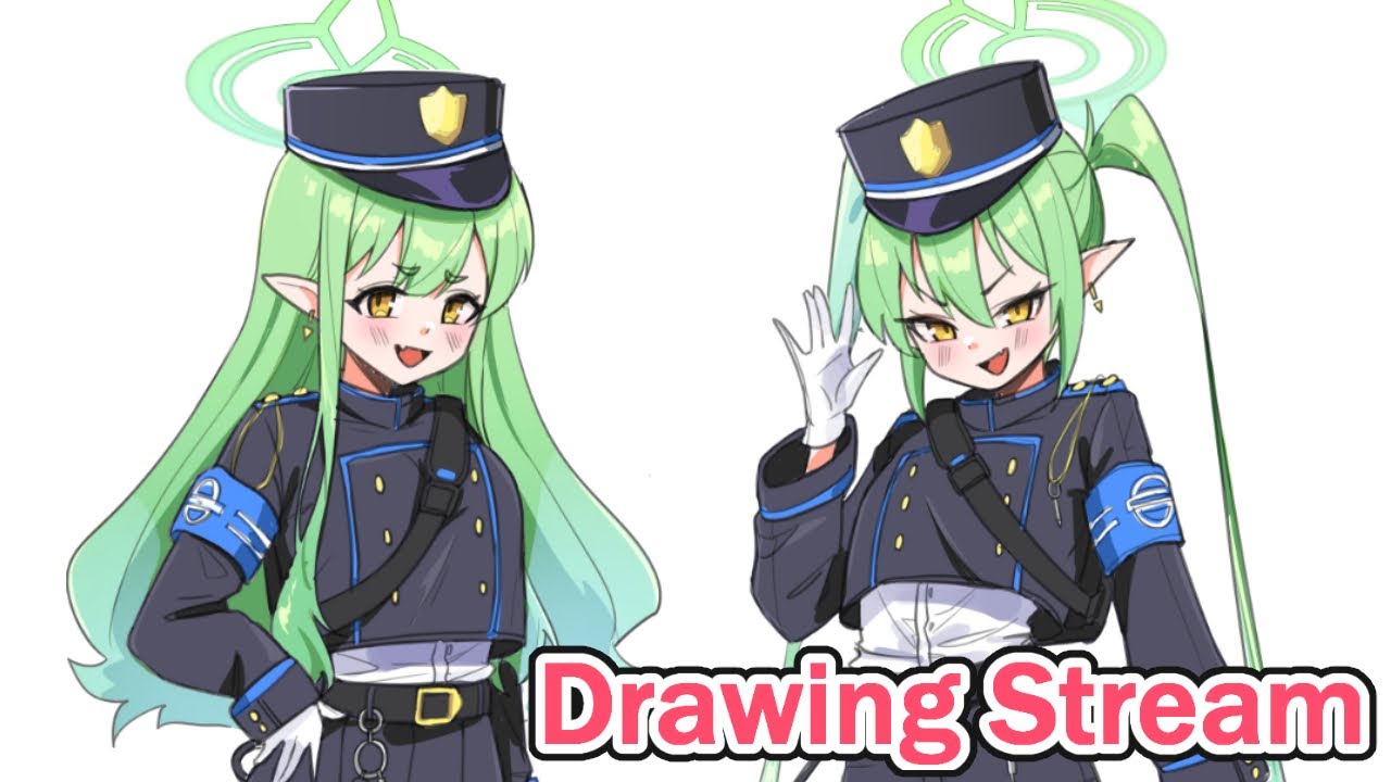 [Live] Learning How to Draw Shupo Gaki (練習) - YouTube