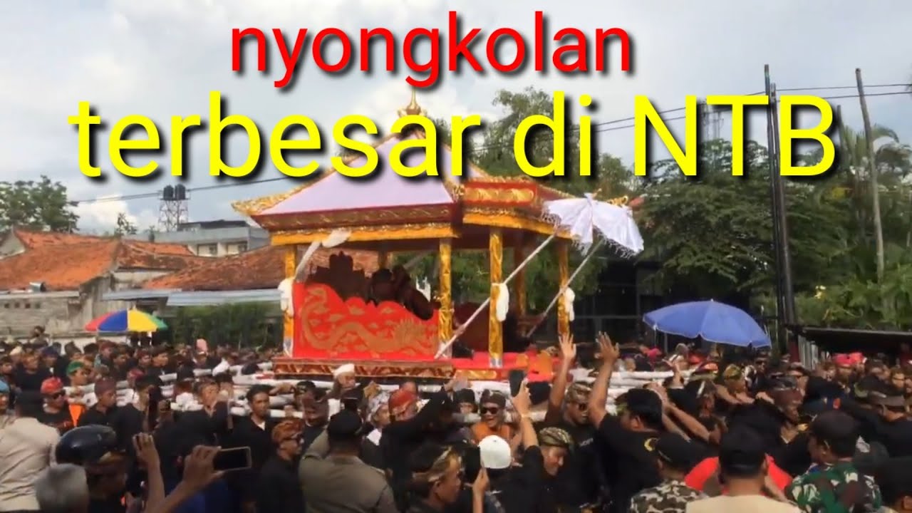 Suasana persiapan acara nyongkolan terbesar di NTB - YouTube