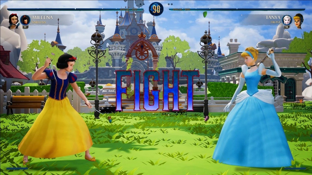 Rapunzel Fights Cinderella in MK1 MOD | Most Violent Princess Battle ...