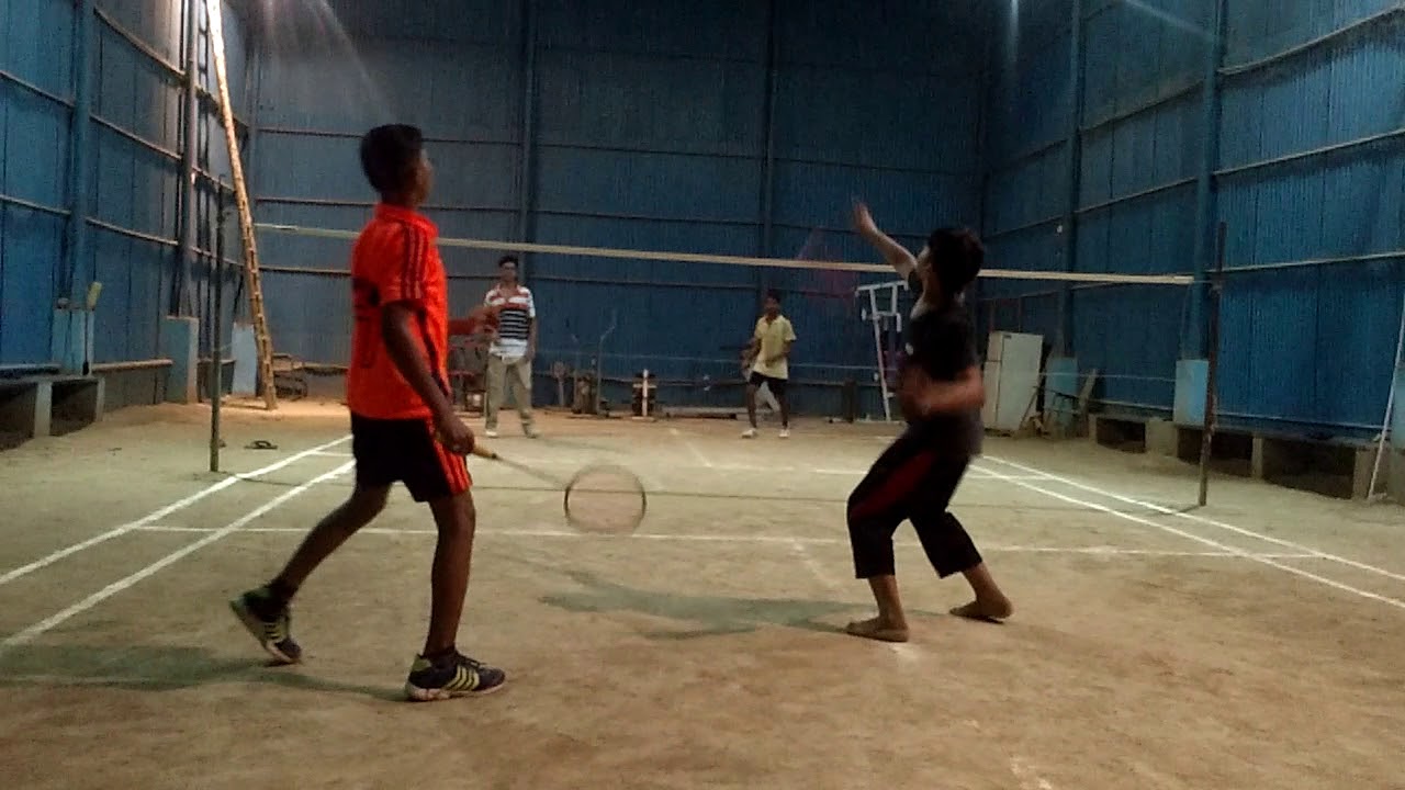 Juniors shuttle game at chekka Madhu stadium, Markapur, prakasam - YouTube