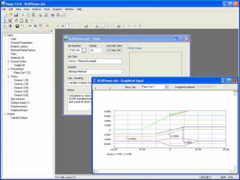 Oasys Slope - Input of Groundwater Data - YouTube