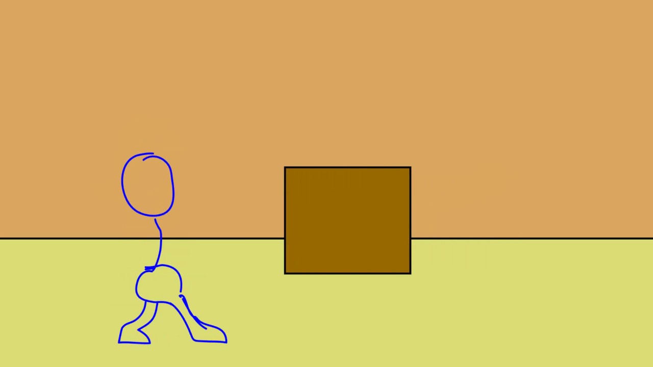 Two frame walk cycle - YouTube