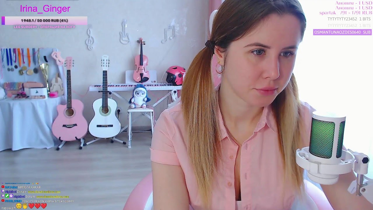 Sleeping and snoring 💗 https://taplink.cc/irina_ginger - YouTube