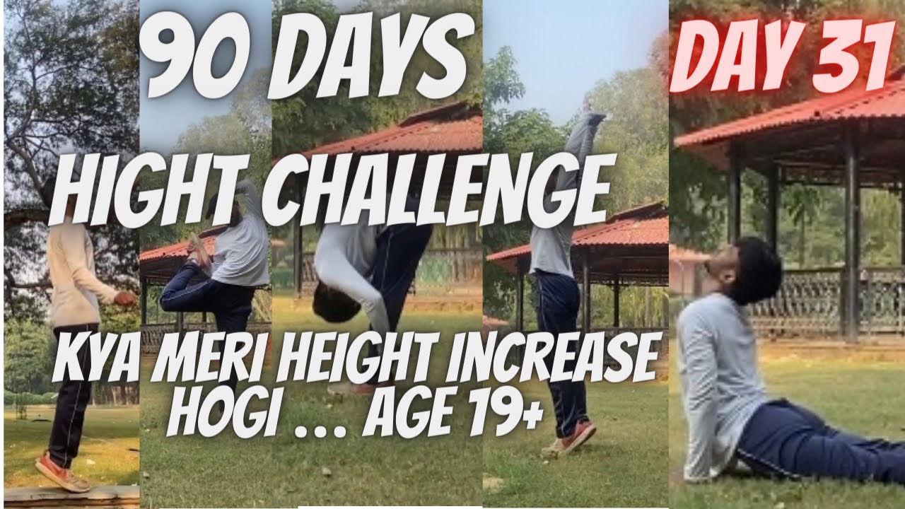 HEIGHT INCREASE CHALLENGE 90 Days/how to increase height after 18 - YouTube