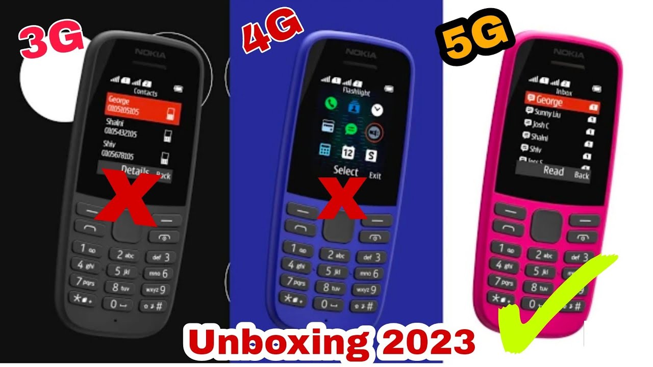 NOKIA 105 5G NEW LATEST MODEL 2023 5G LTE MOBILE IN KEYPAD SOFT KEYPAD ...