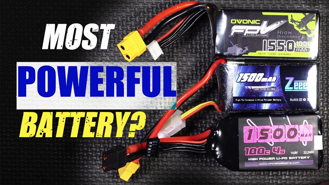 Battery Heavy Load Shootout - 4s 1500mAh Batteries - YouTube
