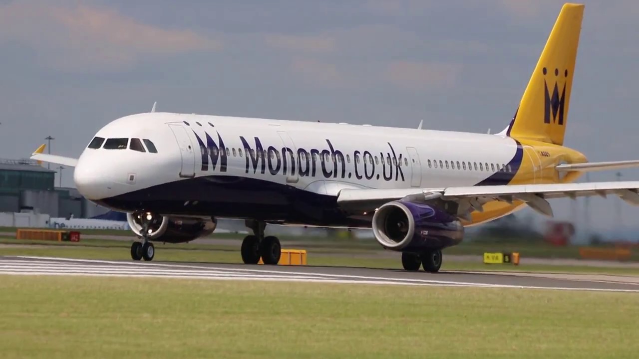 Monarch Airlines End Of An Era Tribute Flights in and out of Manchester ...