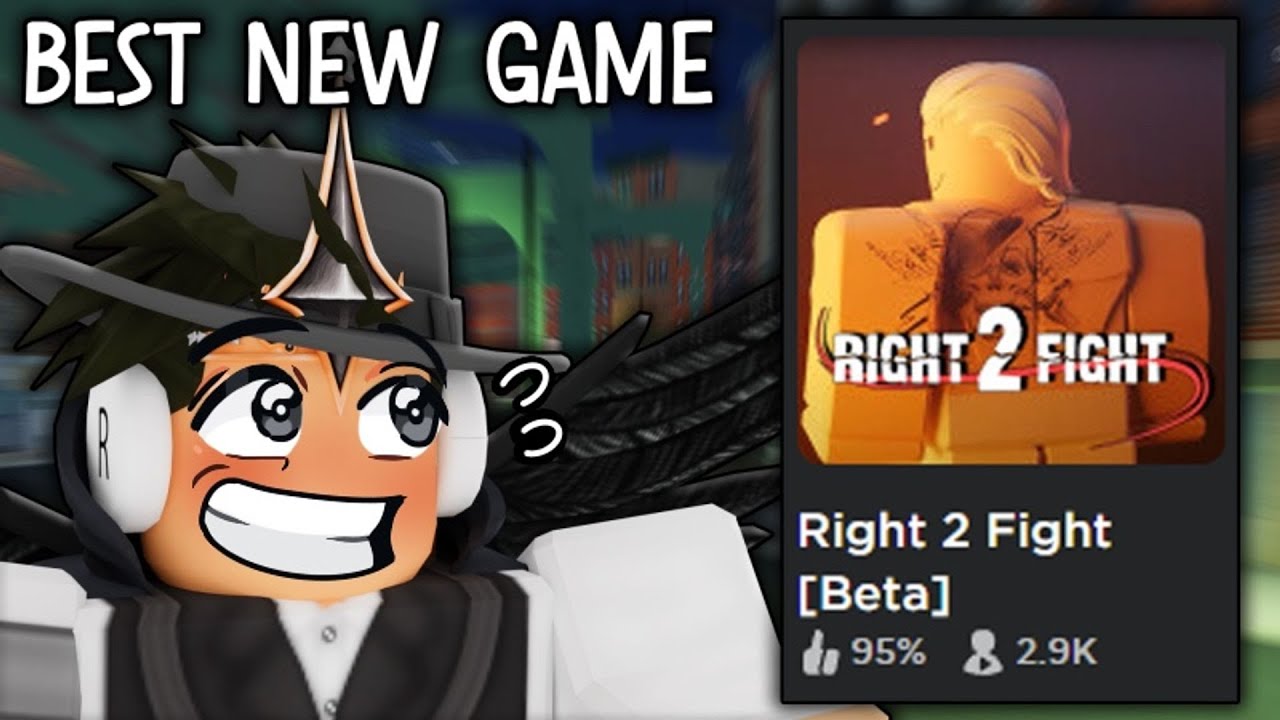 The BEST NEW Roblox Game (Right 2 Fight) - YouTube
