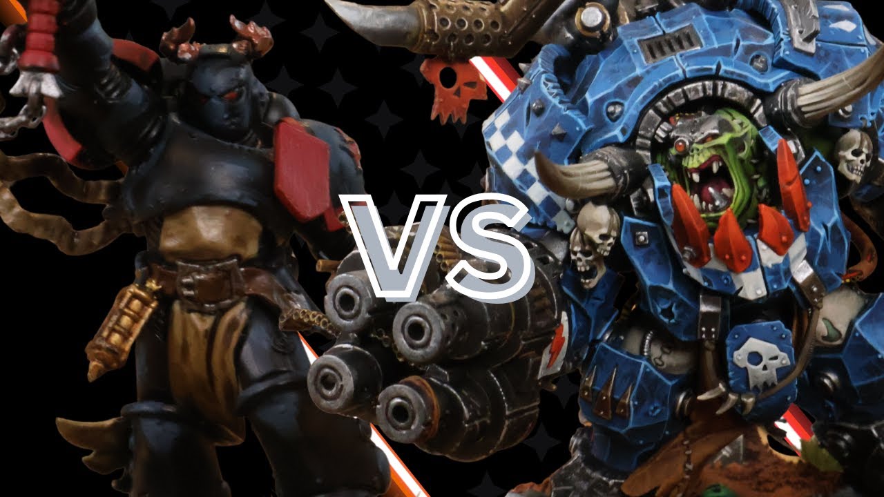 Black Templars VS Orks Competitive Warhammer 40K Battle Report - YouTube