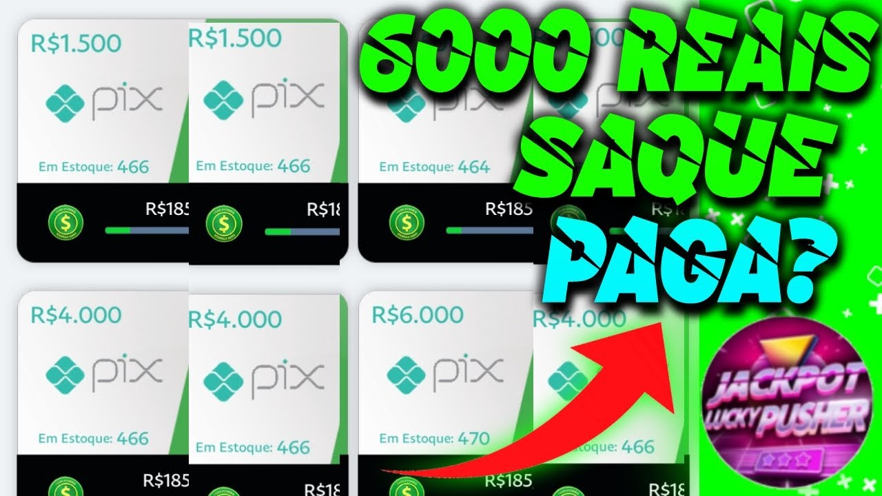 JACKPOT LUCKY PUSHER/ 6000 REAIS PAGA OU NÃO? - YouTube