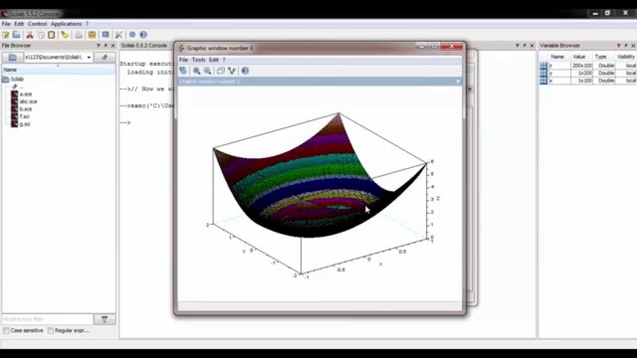 Scilab Tutorial For beginners : 3D plots - YouTube