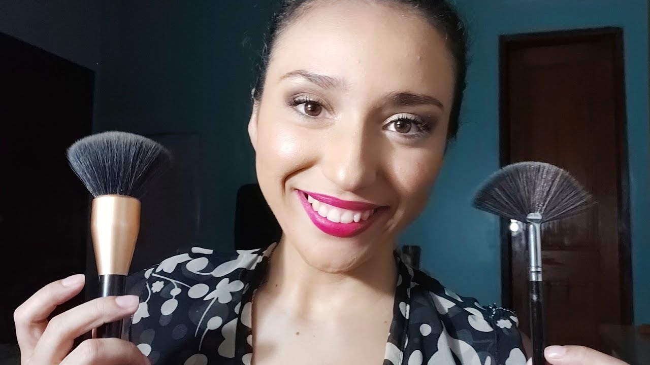 ASMR MAKE UP | ME MAQUIANDO 💄 - YouTube