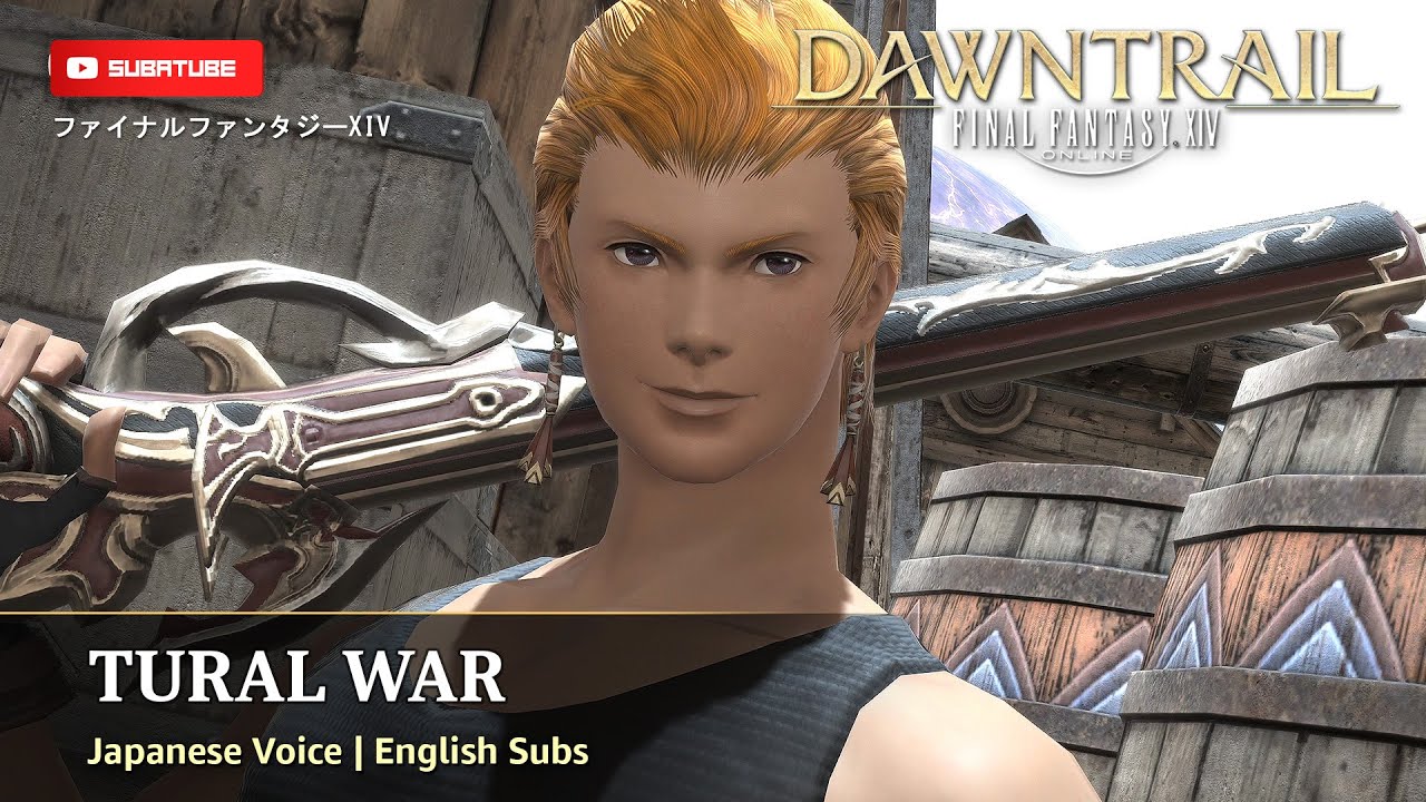 FFXIV DAWNTRAIL TURAL WAR Cutscene - Japanese Voice English Subs - YouTube