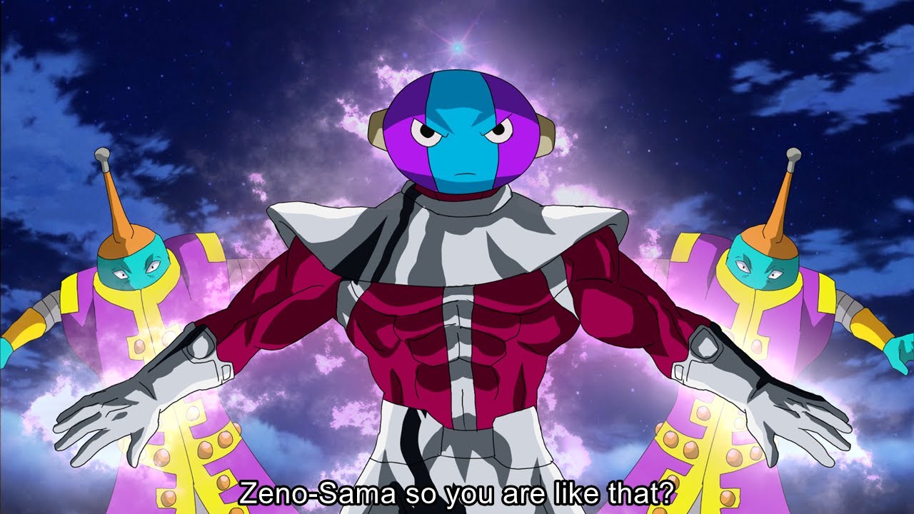 Zeno-Sama Shows His True Form (He's Giant) Dragon Ball Super - YouTube