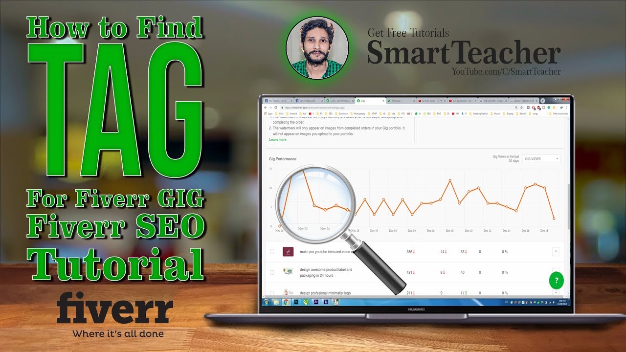 How to Find Tag For Fiverr GIG Fiverr SEO Tutorial (Copy Old Channel ...