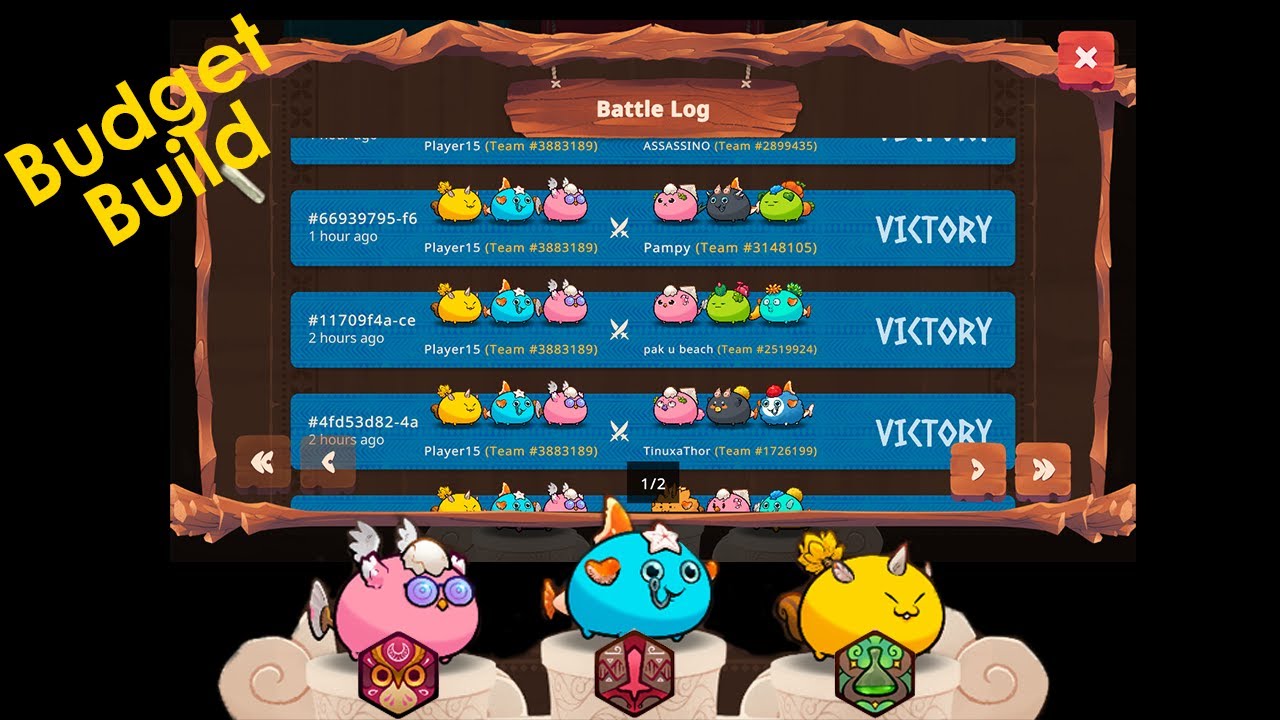 Axie Budget build ₱777 | 13 usd | High Winrate | Basic runes - YouTube