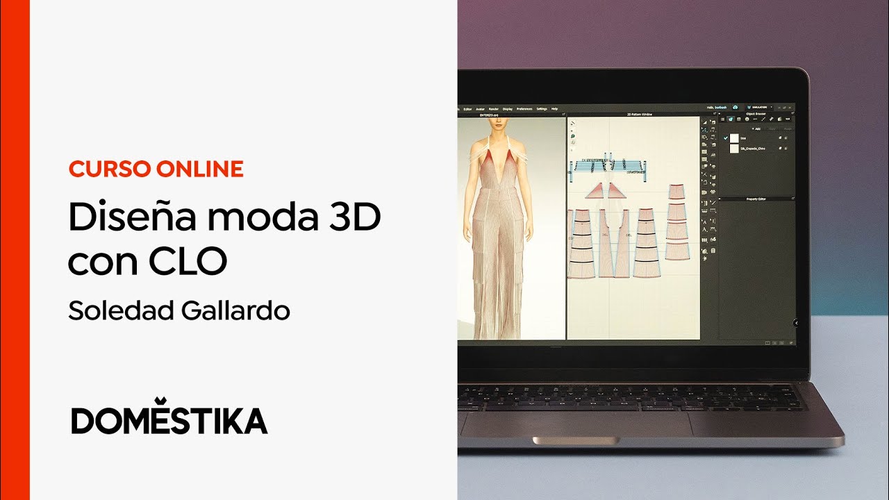 Introducción al diseño de moda 3D con CLO - Un curso de Soledad ...