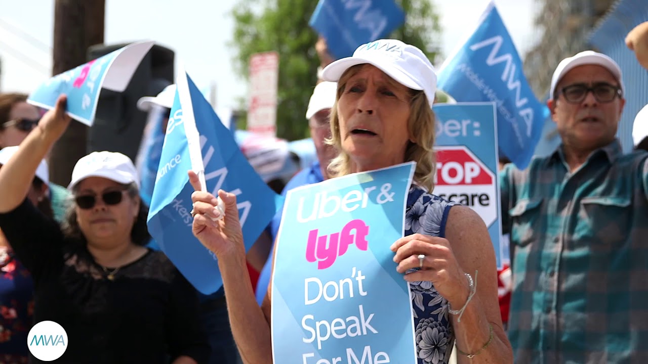 Drivers Speak For Ourselves Press Conference and Lyft Hub Takeover ...