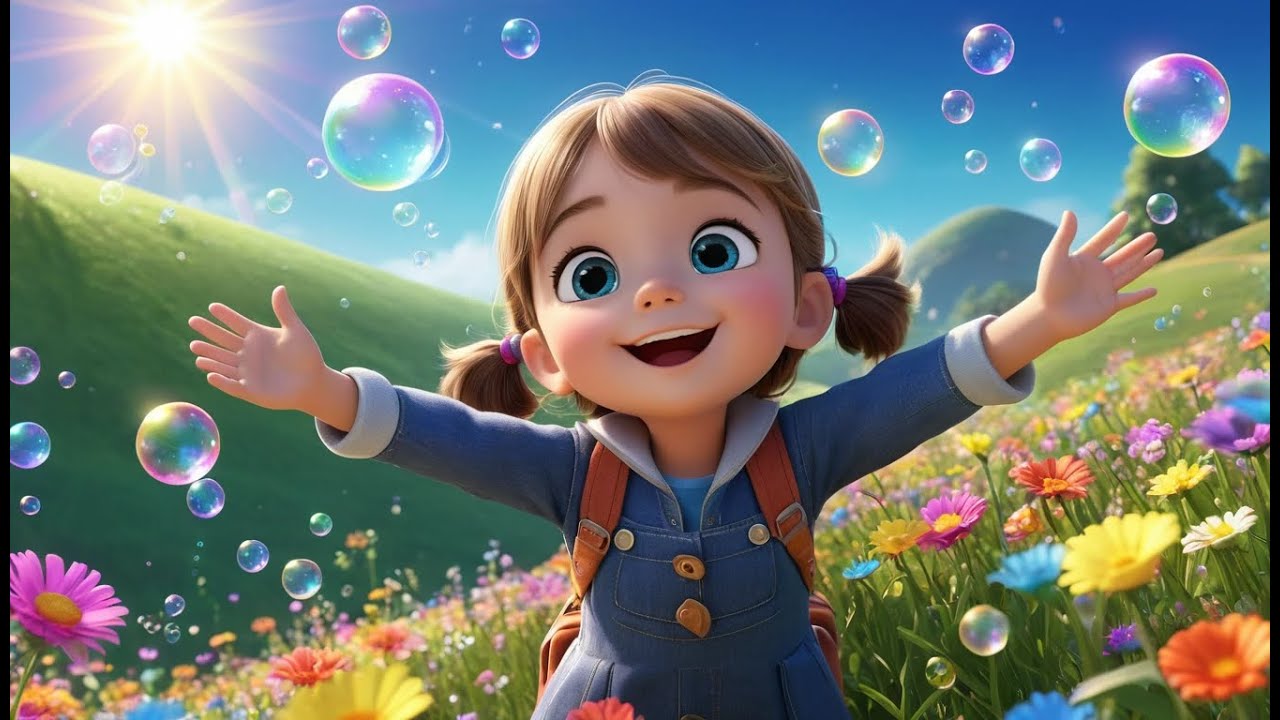 Bubble Monster Stomps Around! | Fun and Bouncy Nursery Rhyme for Kids ...