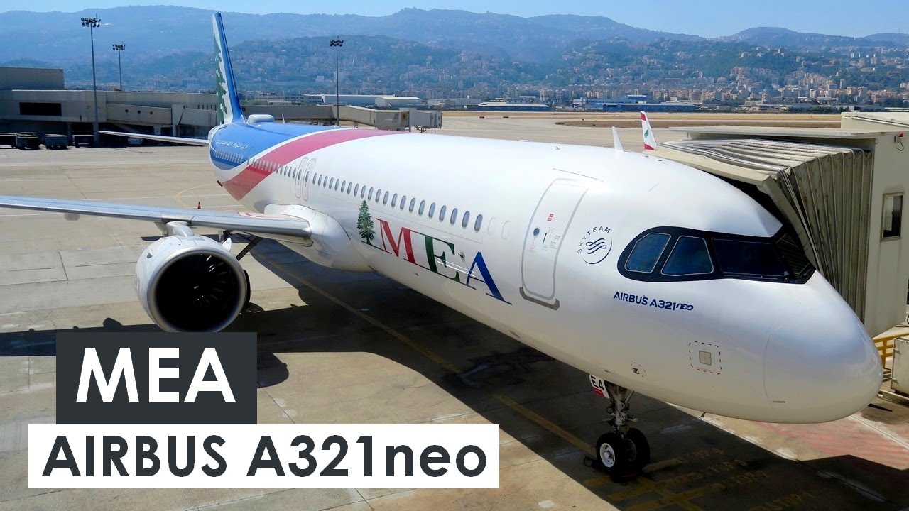 [Flight Report] MEA | Beirut Paris | Airbus A321neo | Business - YouTube