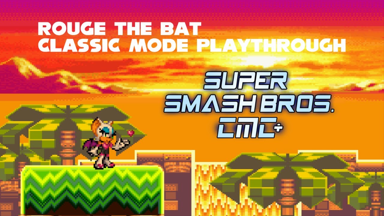 Super Smash Bros. Crusade CMC+ V8 - Rouge the Bat Classic Mode ...