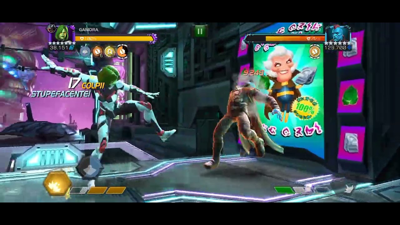 GAMORA, destroys YONDU in the trial of fire - 35 hits #mcoc #content # ...
