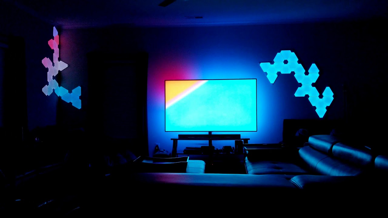 Lightpack 2 w/ Nanoleaf Screen Mirror Demo - YouTube