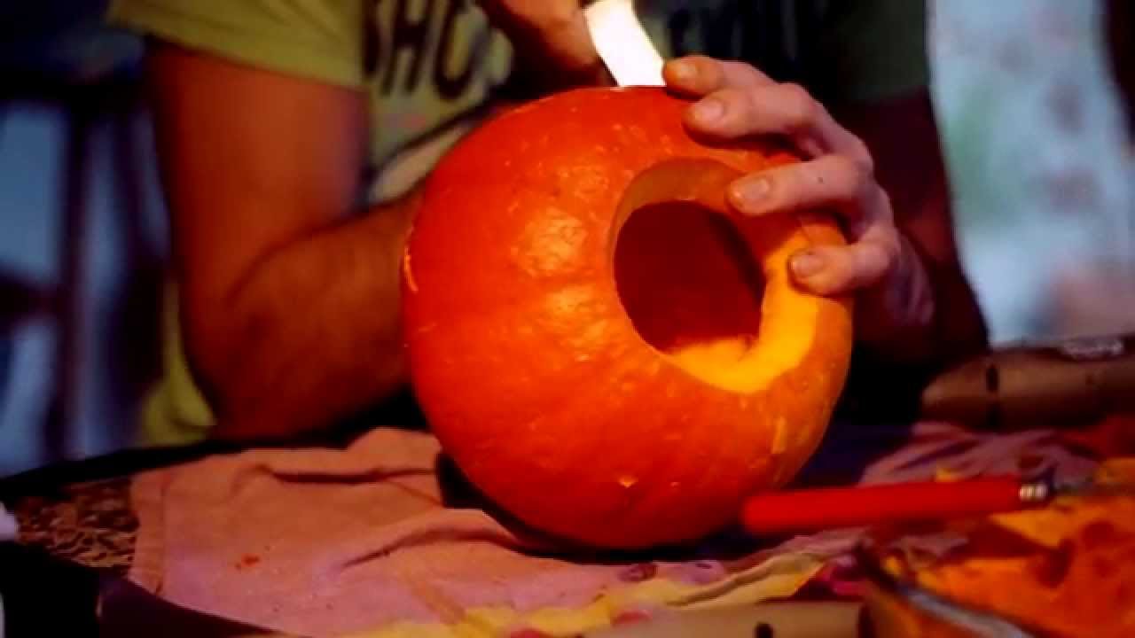 Sculpter une citrouille pour halloween - DIY pumpkin - YouTube