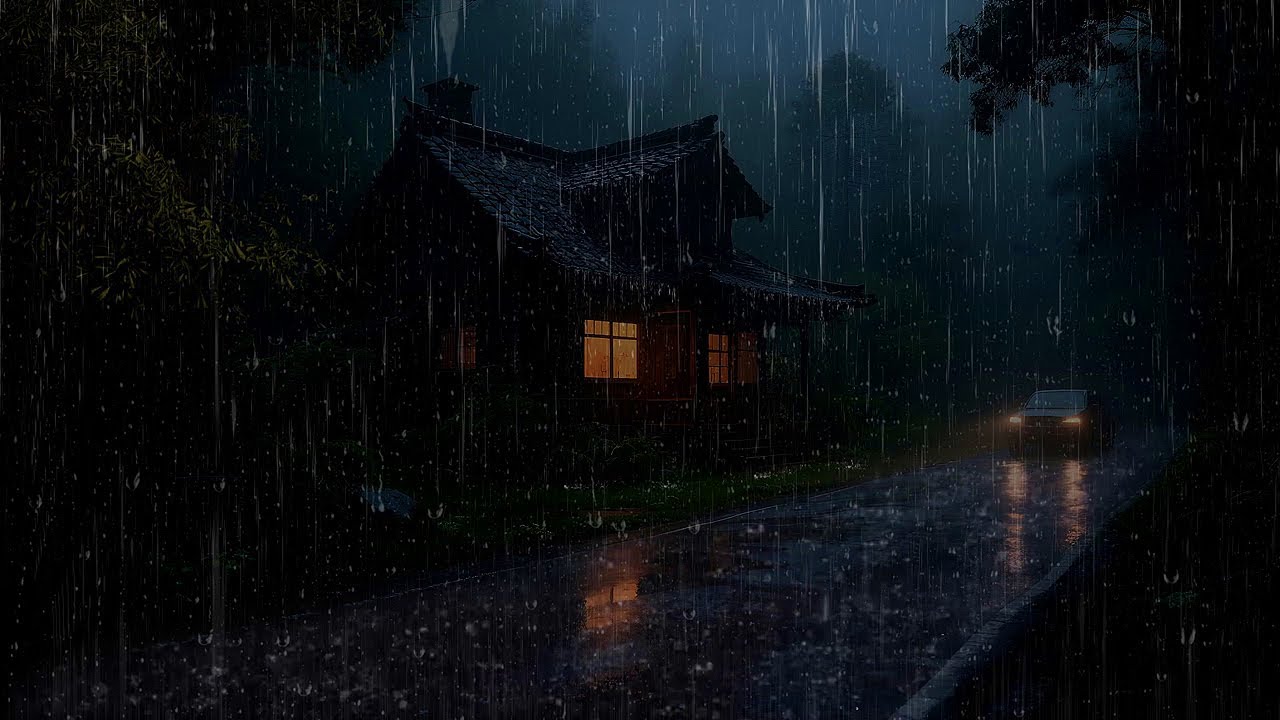 🌧️Soothing Forest Rain – Calming Rain and Distant Thunder for Deep ...