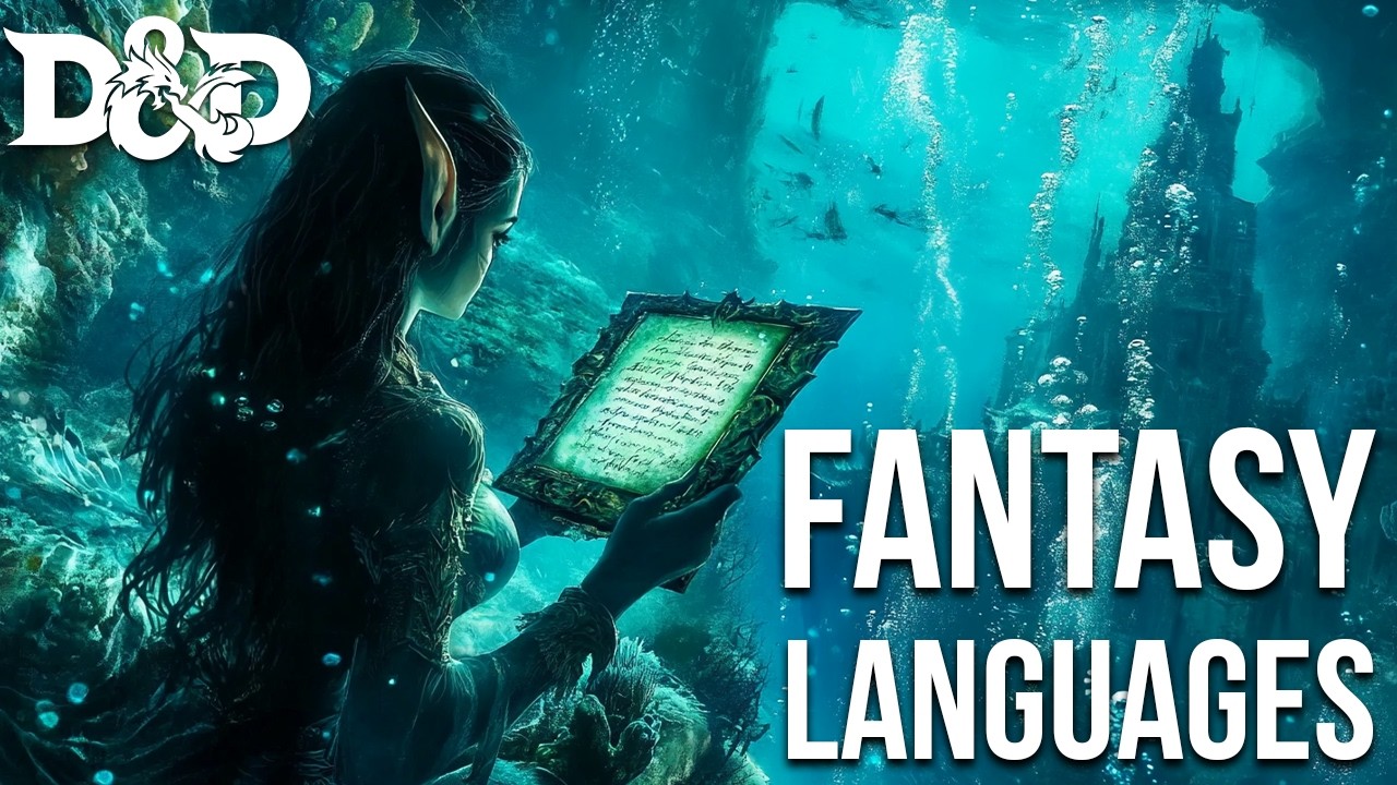Making Your Own Fantasy Languages in your D&D Game - YouTube