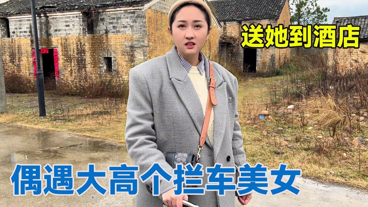阿龙遇一米八大高个美女,楚楚可怜要拦车,套路我送她到酒店!【阿龙游四方】 Youtube
