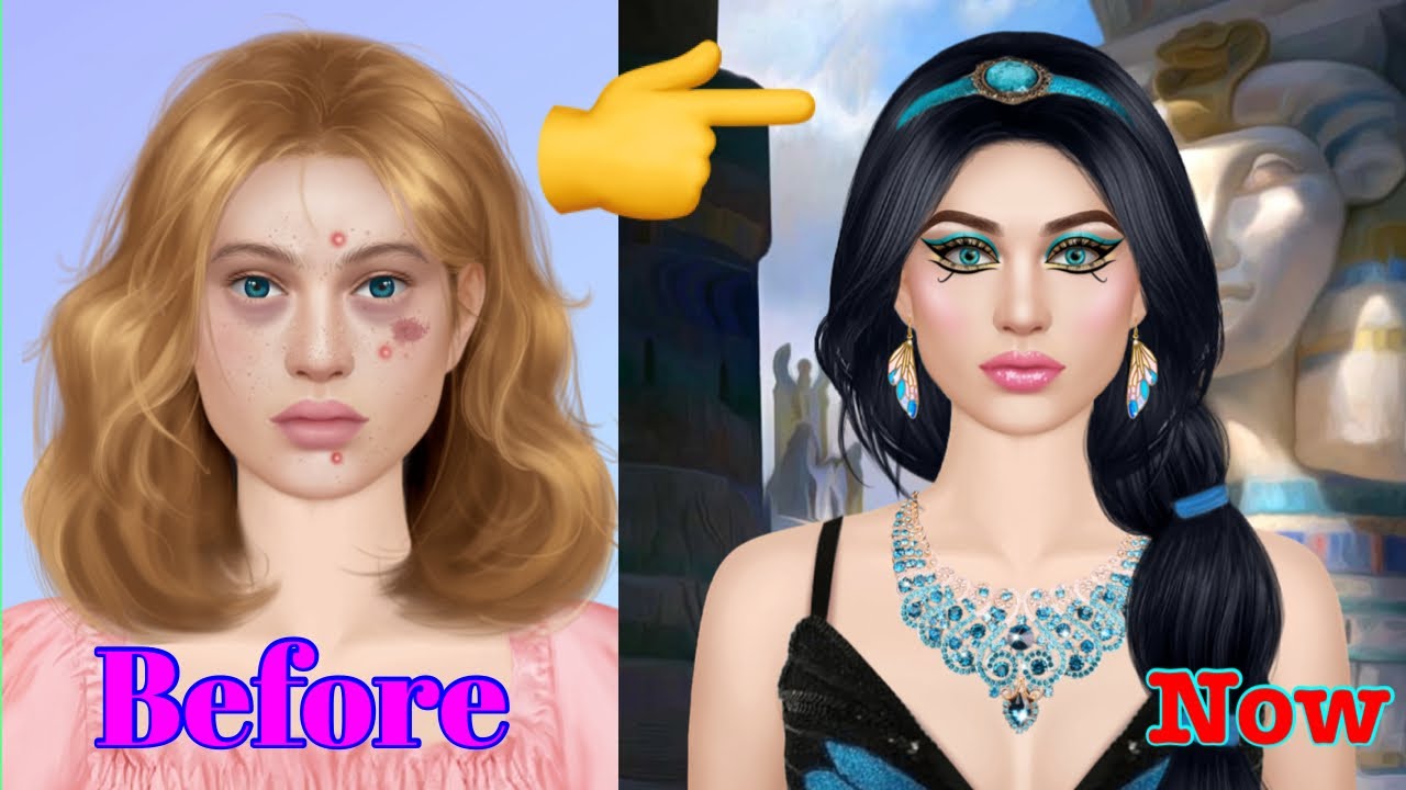 Ep-20 Party makeup at home || makeover || Party makeup || makeup games ...