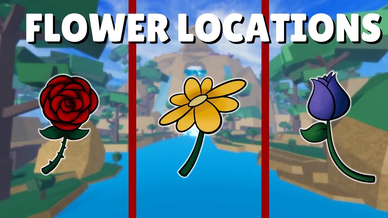 ALL FLOWER LOCATIONS to GET RACE V2 in BLOXFRUITS - YouTube