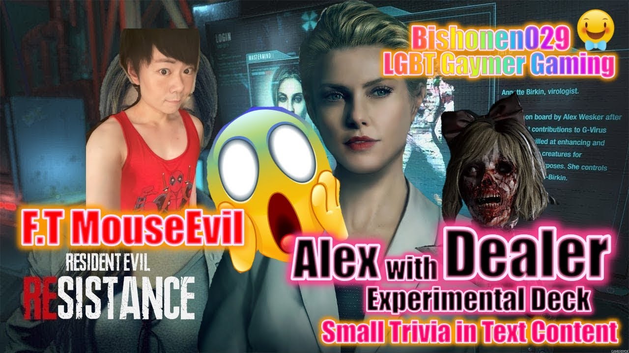 RESIDENT EVIL RESISTANCE (Alex with Dealer Zombie Experimental Fun Deck ...